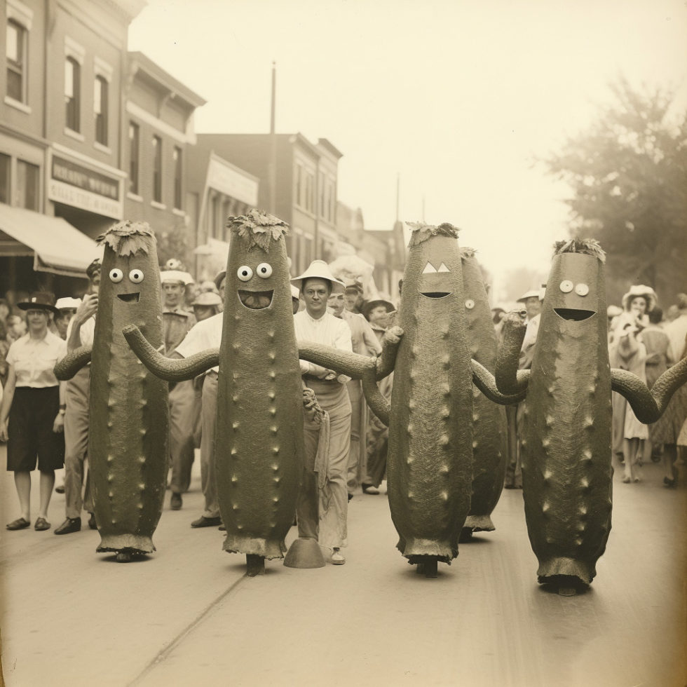 The Rise and Fall of the Great Pickle Parade - Fake History AI